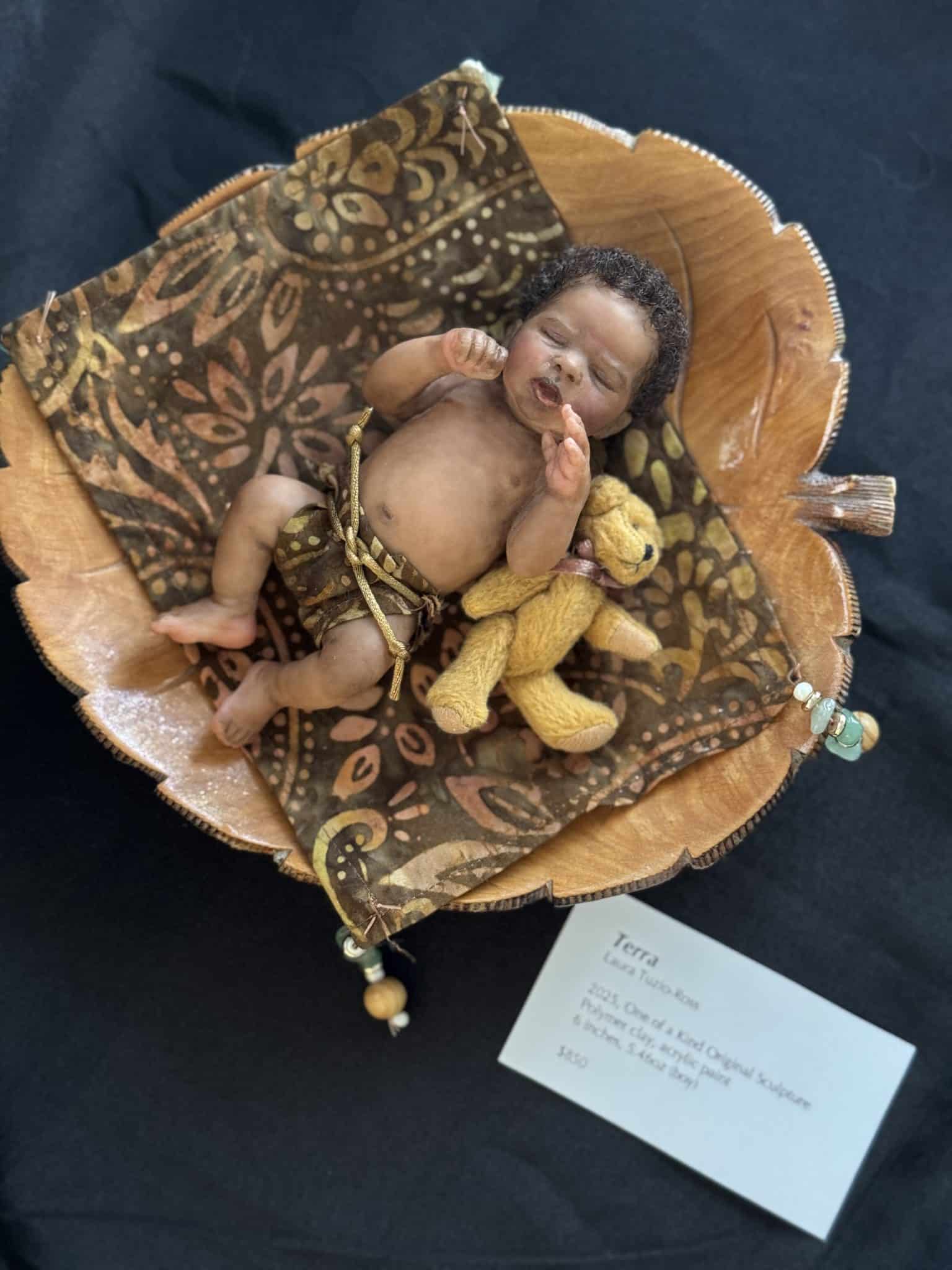 *Sale!*OOAK "Terra", Polymer Clay Miniature Baby Boy - My World of Babies