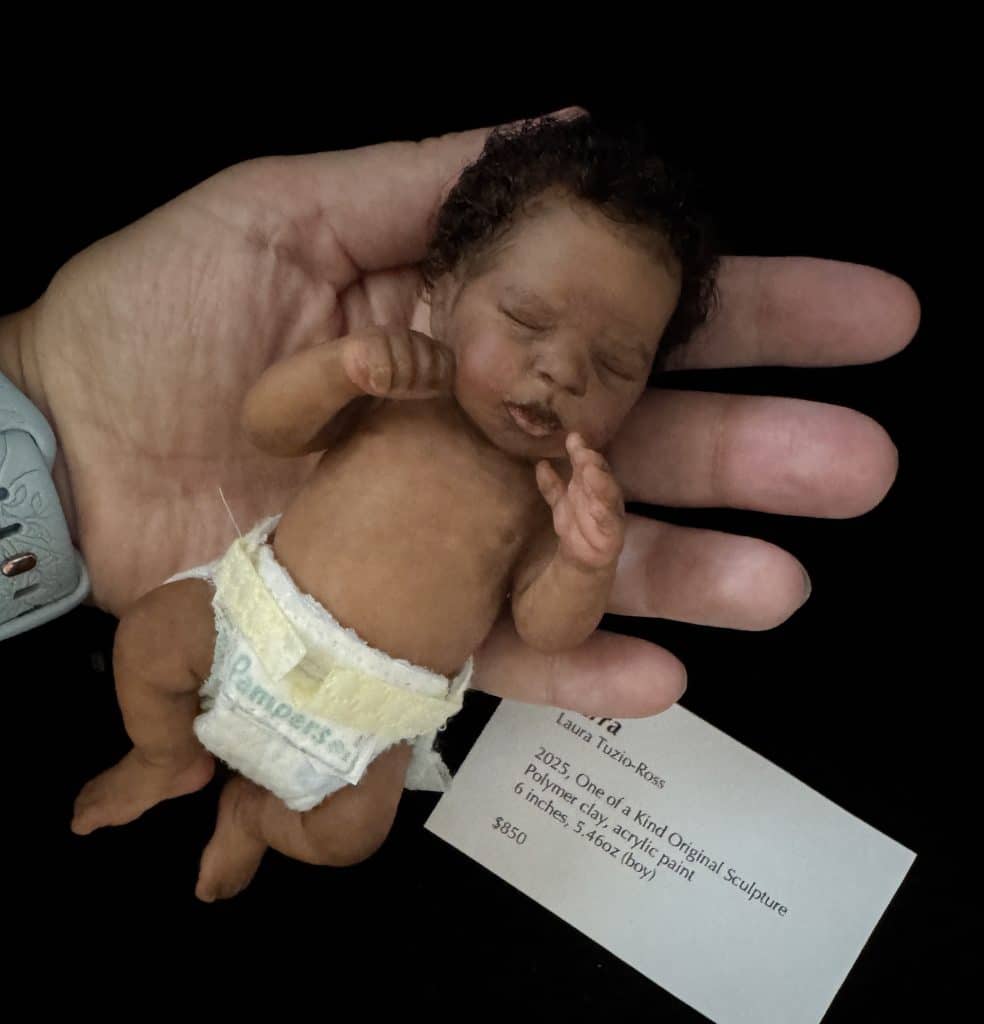 *Sale!*OOAK "Terra", Polymer Clay Miniature Baby Boy - My World of Babies
