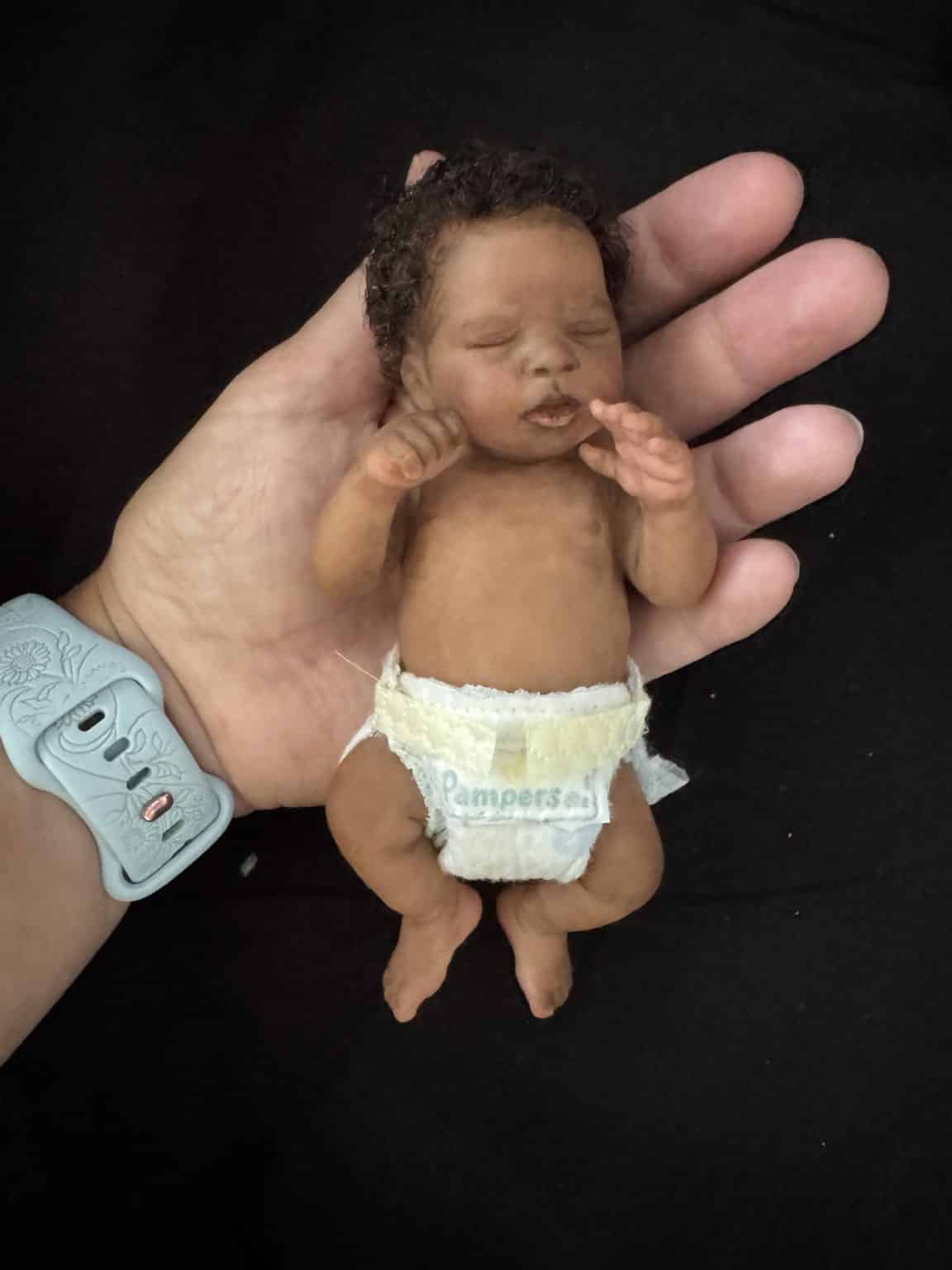 *Sale!*OOAK "Terra", Polymer Clay Miniature Baby Boy - My World of Babies